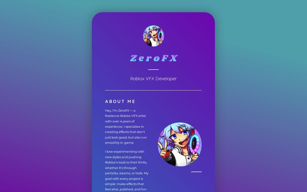 Roblox VFX Portfolio